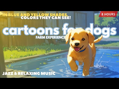 πΎ Calm Farm Cartoons for Dogs to Watch ππ΄ Relaxing Sounds & Colors They See Best | TV for Dogs