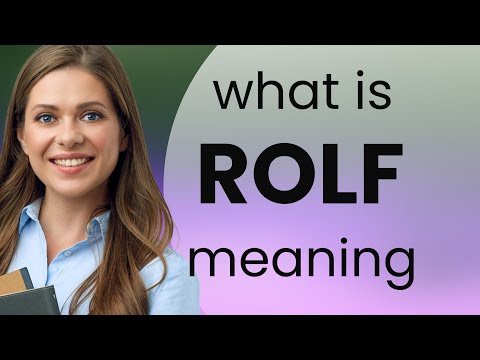 Rolf • meaning of ROLF