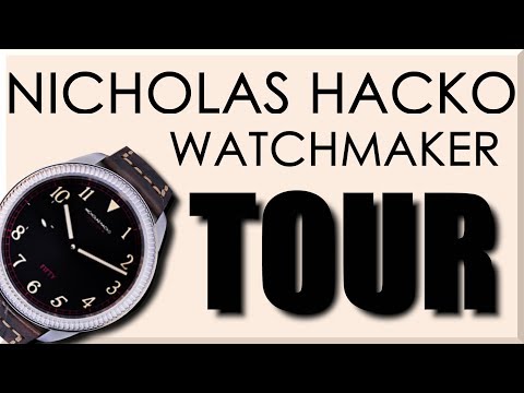 AMAZING Machine Shop Tour: Nicholas Hacko Watchmaker! - NYC CNC