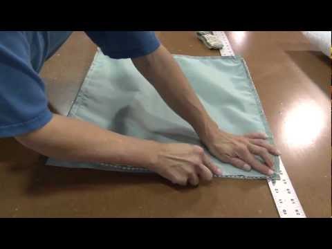 How to Make a Throw Pillow with Fringe