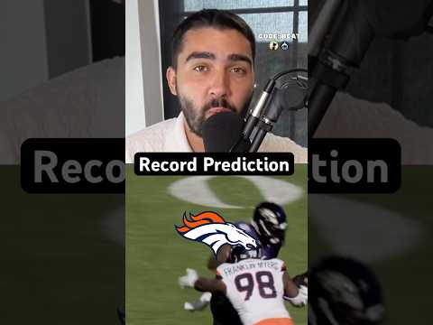 2025 Denver Broncos Record Prediction #nfl #fyp #denver #sports