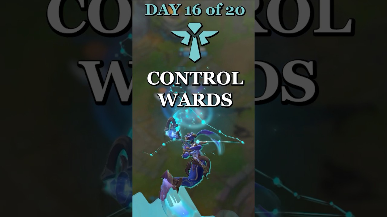 League of Legends - Support Role - Day 16 - Control Wards! #leagueoflegends #lolguides #loltips