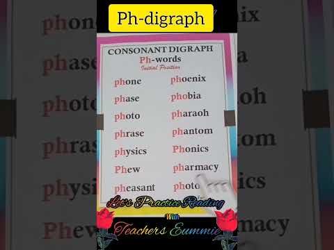 Reading Tutorial ph-digraph #englishreading #onlinetutor #readingtutorial #readingvlog