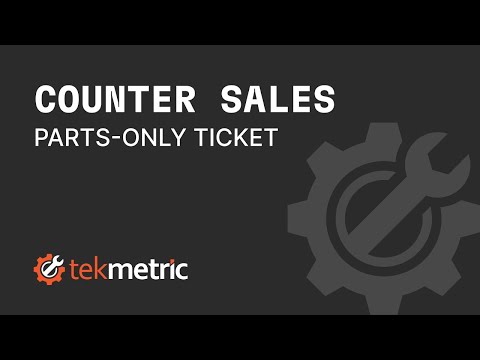 Counter Sales