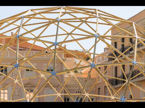 Dome Event Pavilion ICO15 m, Monaco, STAR Connectors system from VikingDome