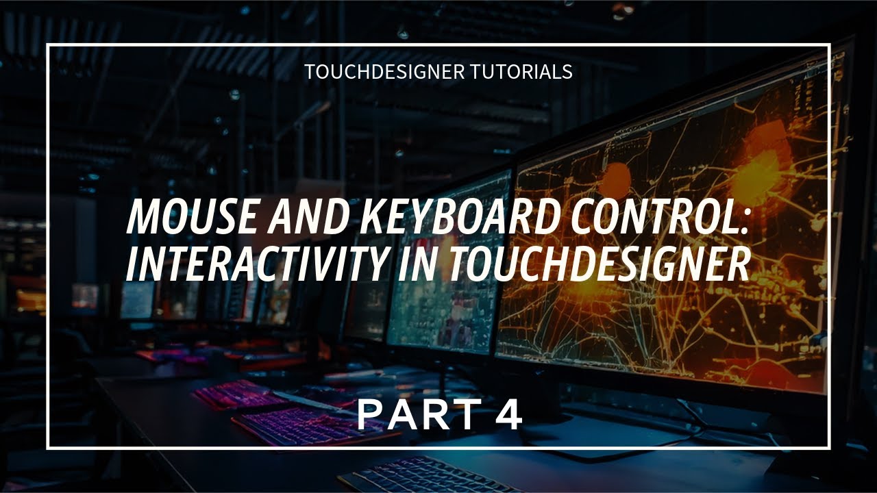 Mouse and Keyboard Control: Interactivity in TD | TouchDesigner Tutorials