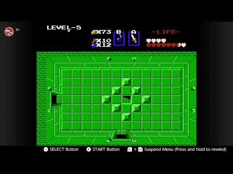 legend of zelda NES how to get extra bombs recorder and beating level 5
