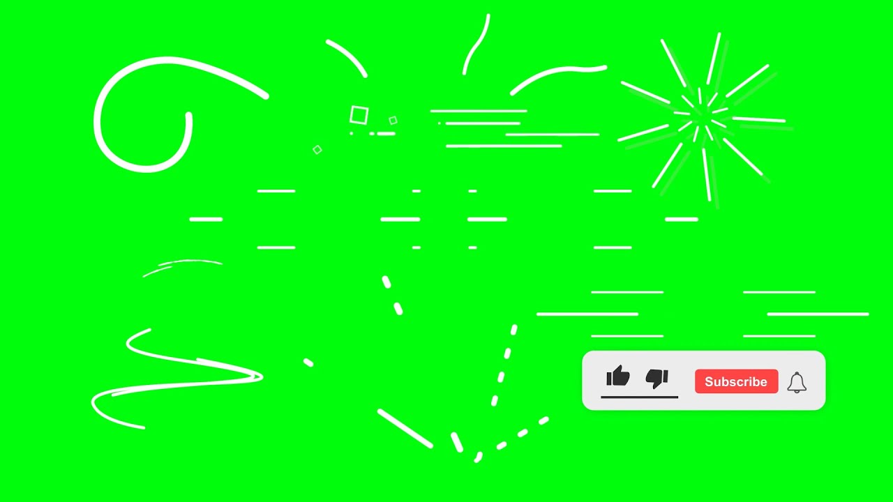 Line Elements green screen 0003