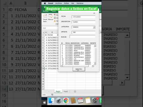 Registrar datos en Excel y agregar a listbox