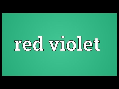 Red violet Meaning