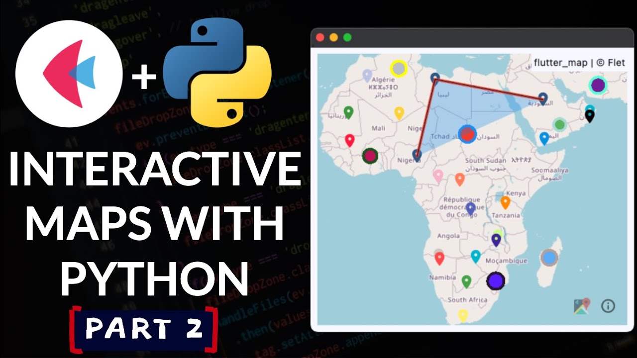 Display Interactive Maps in Python using Flet | Part 2