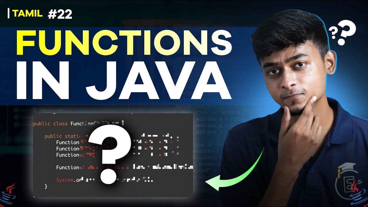 #22 Get to know the power of functions in Java🚀 | in Tamil | Java Tutorial Series 📚 | EMC Academy