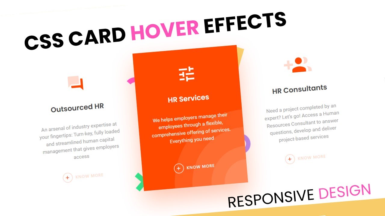 Magic Card Hover Effect Using HTML And CSS | CSS Card Hover Effects