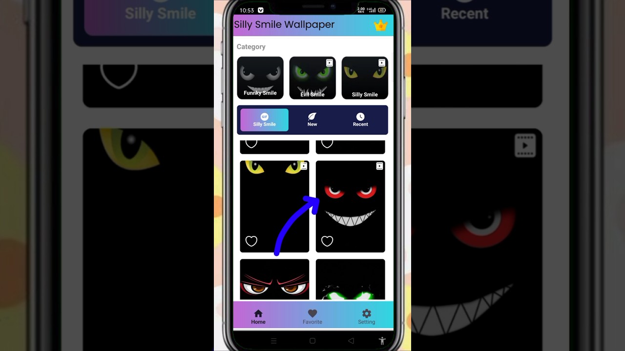 silly smile live wallpaper#set live wallpaper in one click#new#ai#edit wallpaper#cartoon wallpaper