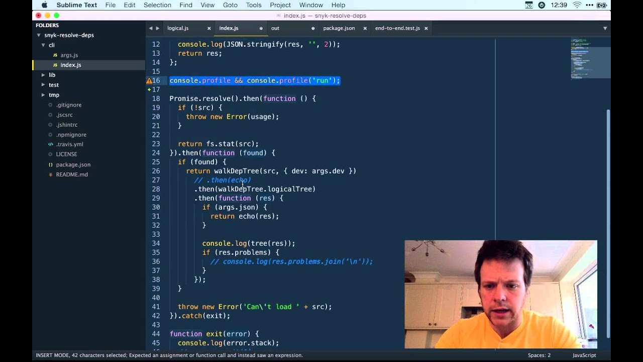 Node debugging with devtool
