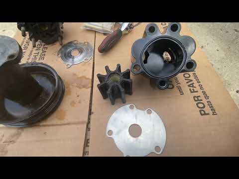 How to replace an impeller in a mercruiser engine
