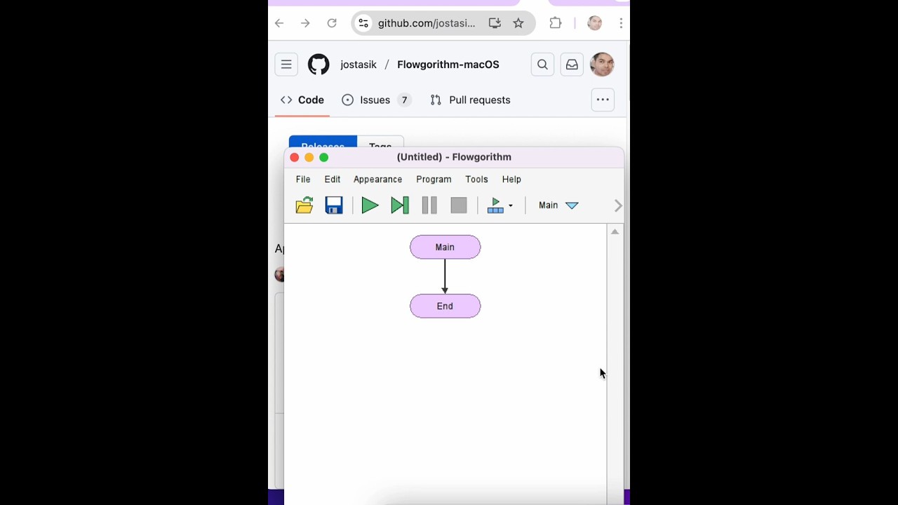 Flowgorithm for MacOs #flowchart #flowcharts #algorithm #algorithms #macos #algo #tecqmate  #coding