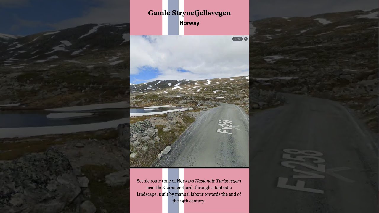 Gamle Strynefjellsvegen, Norway