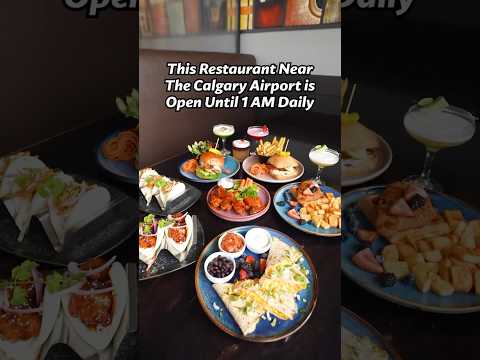 This Restaurant Near the Calgary Airport is Open Until 1AM Daily - Tonic Kitchen #yyc #calgary