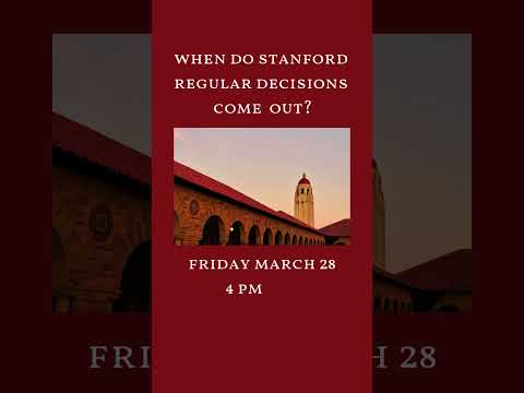 Stanford Regular Decision results 2025? Friday at 4. #stanford #collegeadmissions #collegedecision