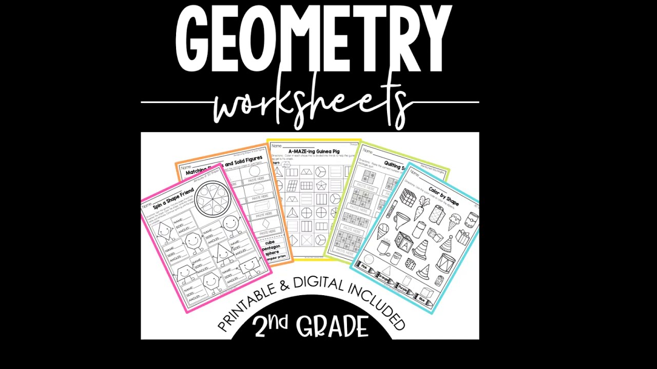2nd Grade Geometry Worksheets