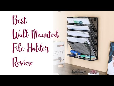 Best Wall Mounted File Holder Review - Hanging Files Organizer Folder Rack