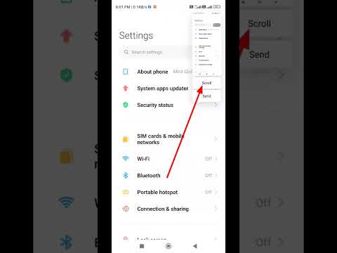 How to take long screenshot | Long screenshot scroll setting