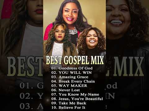 Gospel Mix 2024 - Cece Winans, Tasha Cobbs, Sinach #short #christianmusic #gospelmix