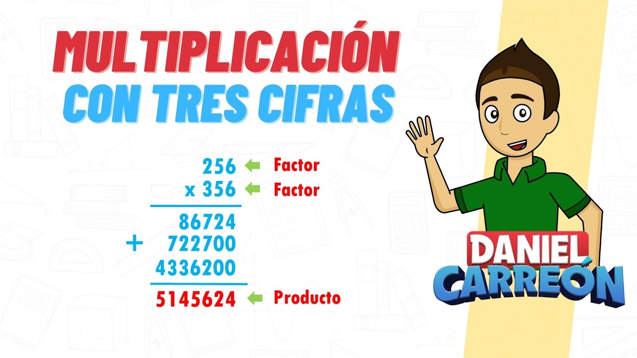 COMO HACER UNA MULTIPLICACIÓN CON 3 CIFRAS Super facil - Para principiantes