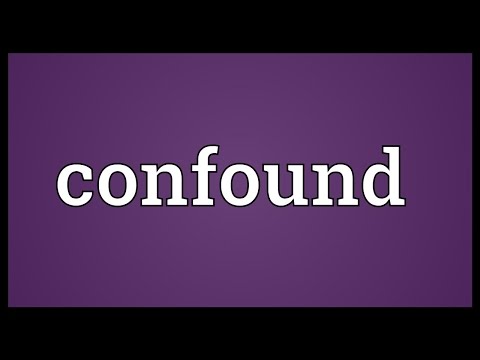 Confound Meaning