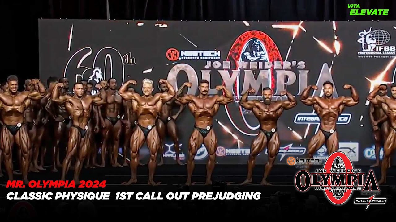 🔥 Mr. Olympia 2024 Classic Physique Prejudging | First Callout Breakdown!