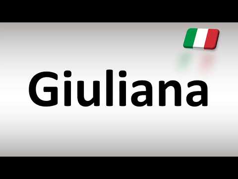 How to Pronounce Giuliana