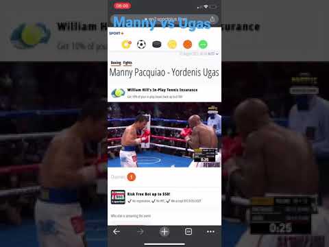 Free sports/boxing streaming Manny Pacquio vs Yordenis Ugas