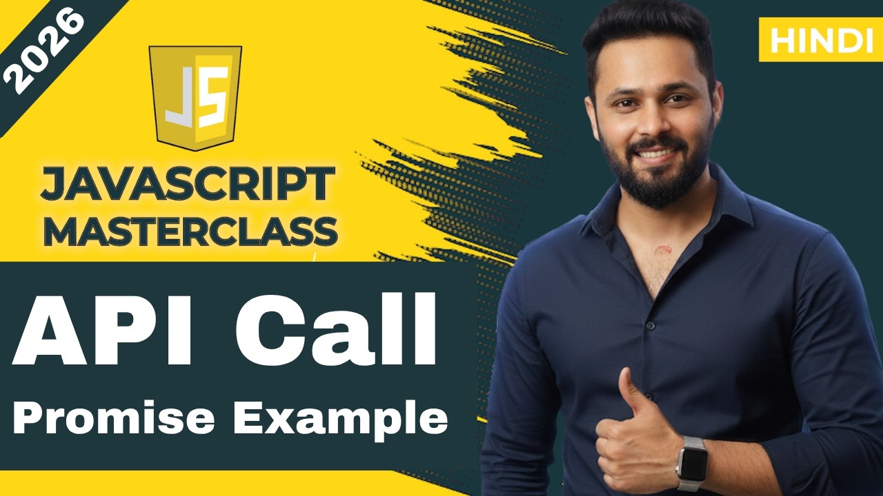 JavaScript Tutorial in Hindi #49  Promise Real Example | Fetch API + Async Await Explained
