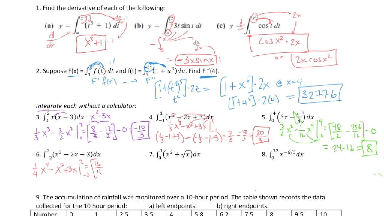 Chapter 5-1 to 5-3 Review