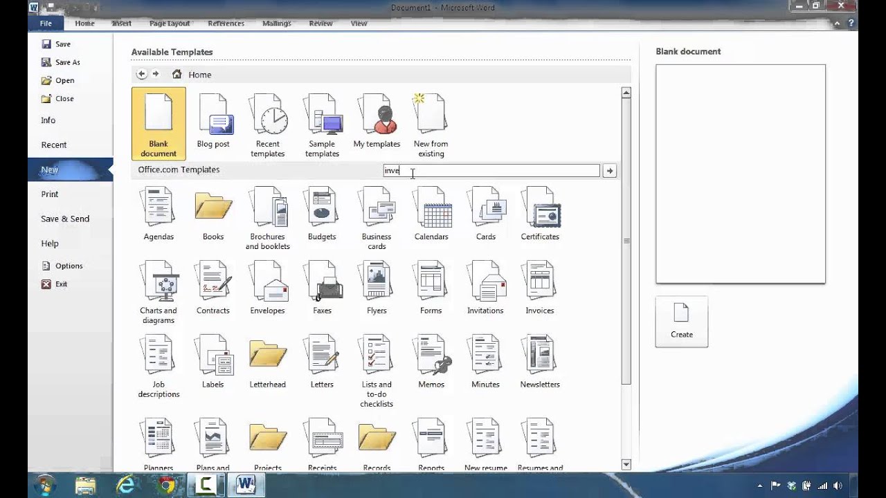 How to Create Inventory Documents in Microsoft Word 2010