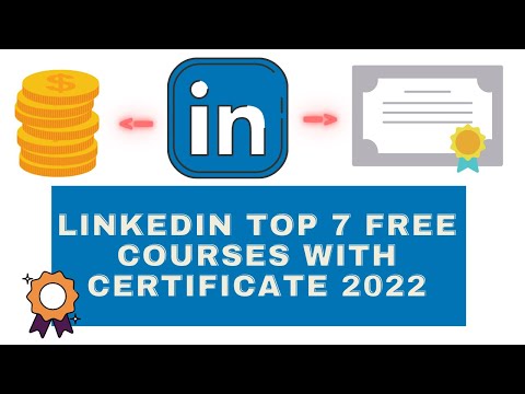 LinkedIn 7 Free In-Demand Courses/Certificate 2022 | Make Money With Linkedin Free Certification 🔥