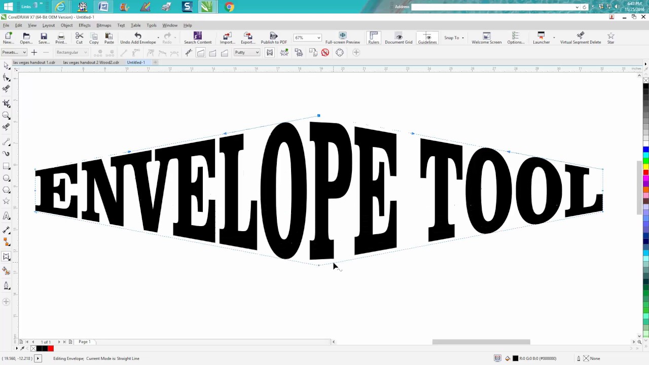 Corel Draw Tips & Tricks Envelope Tool and more