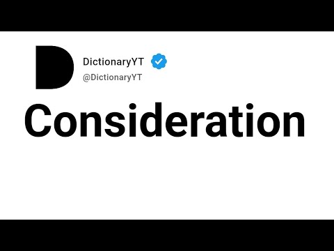Consideration Meaning In Marathi