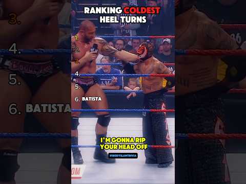 Ranking THE COLDEST Heel Turns #wwe #aew #shorts #viralvideo