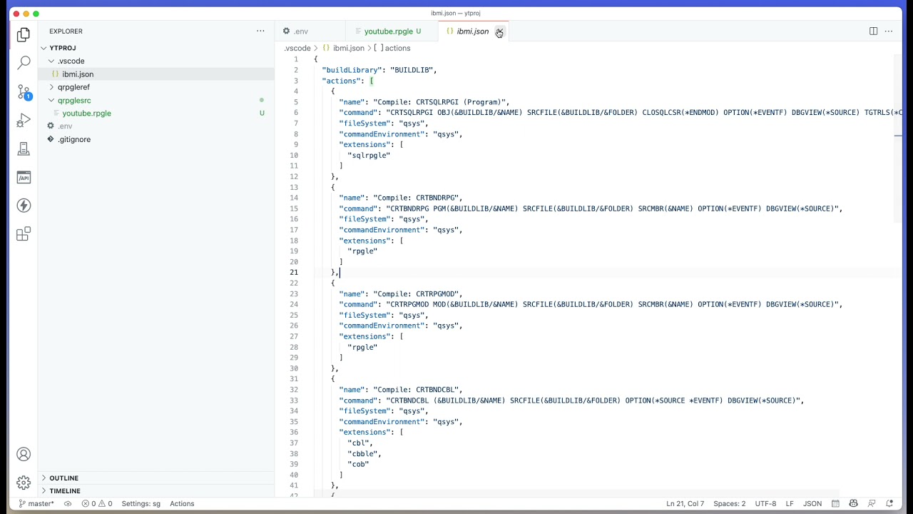 Code for IBM i: Managing source with git (PREVIEW)