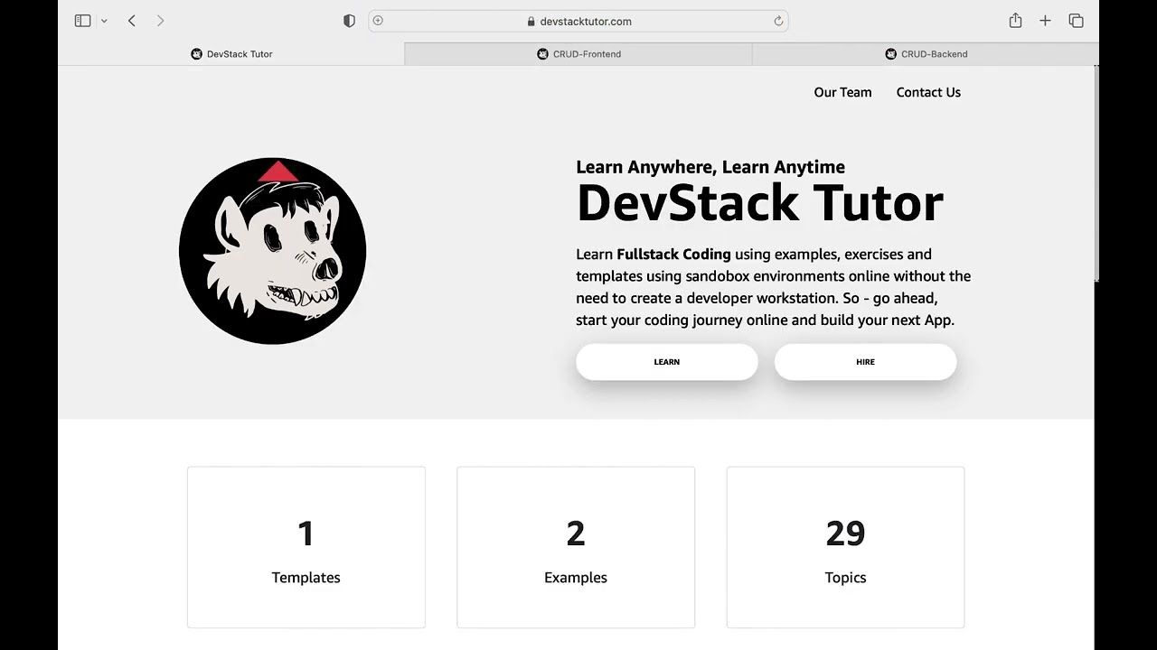 Learn Full-stack coding using codesandbox example!