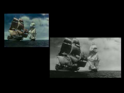 Footage comparison A&C Meet Capt Kidd - 3 Stooges Meet Hercules