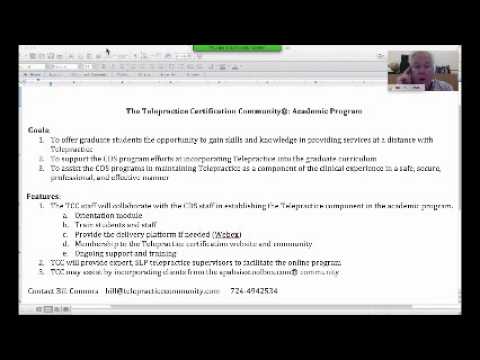 Bill Connors discusses: The TCC Academic Program Nov 2015