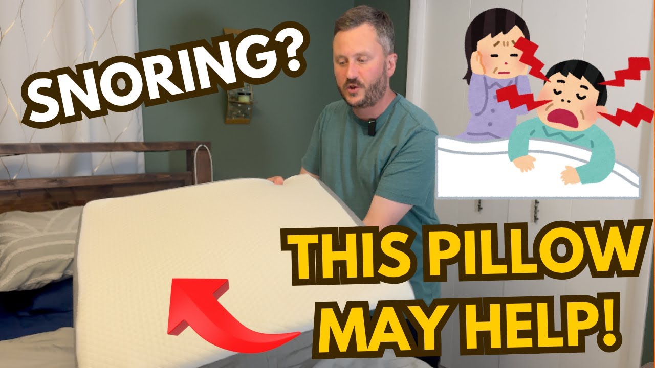 How To Stop Snoring - See How This Pillow Helps!