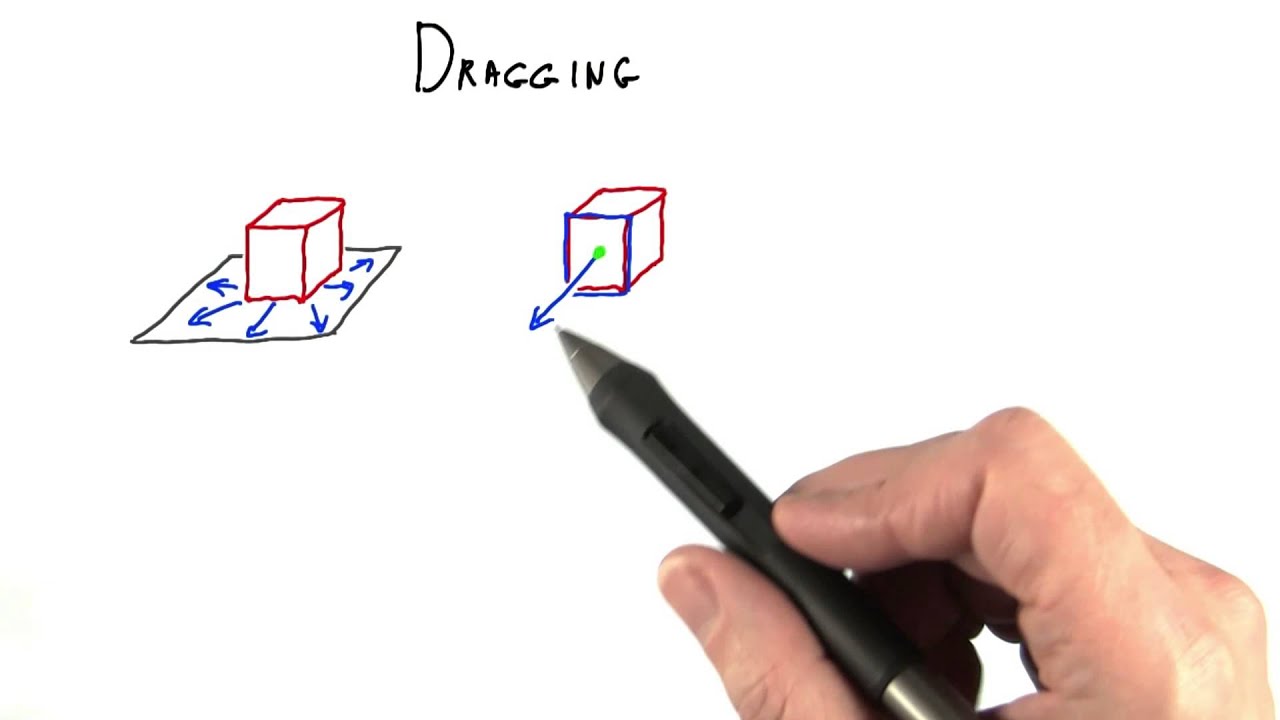 Dragging - Interactive 3D Graphics