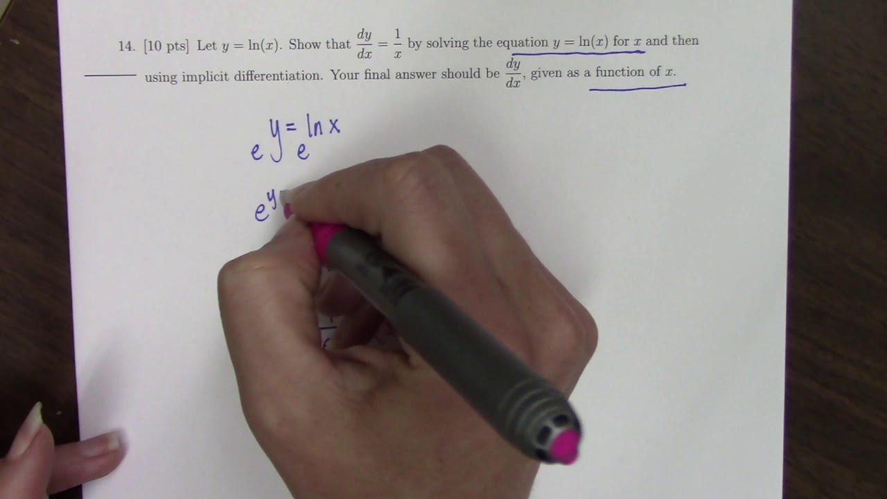 Problem 14 Spring 2018 2250 Final