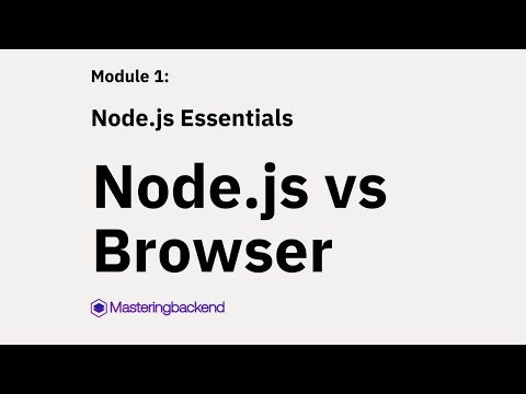 10 Node js vs Browser