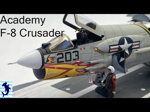 Academy 1:72 Scale F-8 Crusader | VF-84 Jolly Rogers!