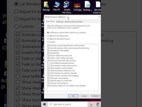 How to Adjust Windows Appearance For Best Performance